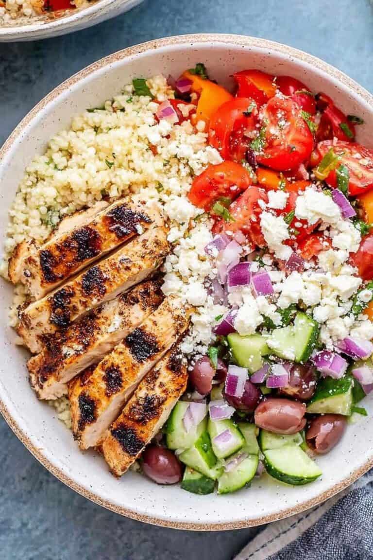 High-Protein Mediterranean Chicken Bowls: Delicious 40 Min - www ...